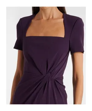 Roland Mouret Cady Minidress With Square Neckline