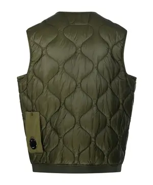 C.P. COMPANY Lens Detail Quilted Vest