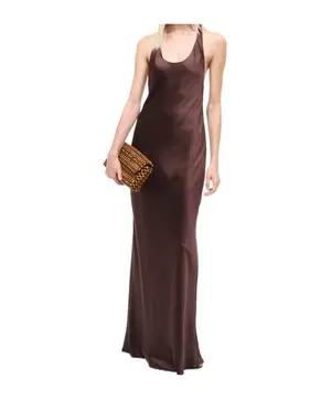 Staud Juanita Open-back Maxi Dress