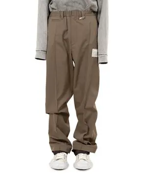 Mihara Yasuhiro Layered Gabardine Trousers