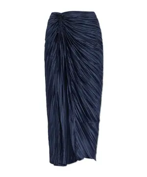 Cult Gaia Pleated Skirt With Slit Detail