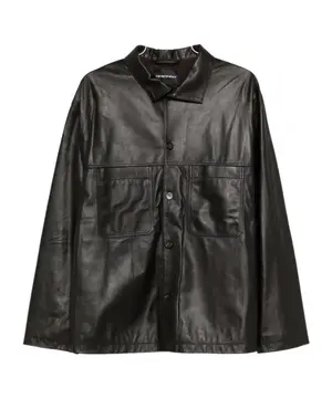 Emporio Armani Buttoned Flap-pocket Overshirt