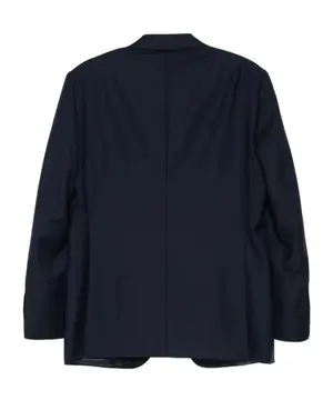 Canali Long-sleeved Suit And Trousers Two-piece Set - Black