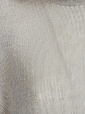 Rick Owens Long-sleeved Hooded Knit Sweater - Gray