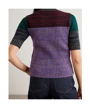 Valentino Garavani Short-sleeve Knit Sweater