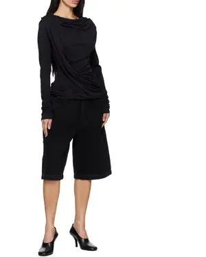 ENTIRE STUDIOS Denim Bermuda Shorts