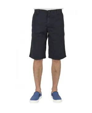 Emporio Armani Tailored Shorts With Zip Closure - Black
