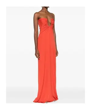 Christopher Esber Strapless Pleated Gown