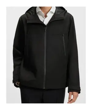 Hugo Boss Gore-tex Waterproof Windbreaker Jacket With Hood