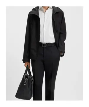 Hugo Boss Gore-tex Waterproof Windbreaker Jacket With Hood