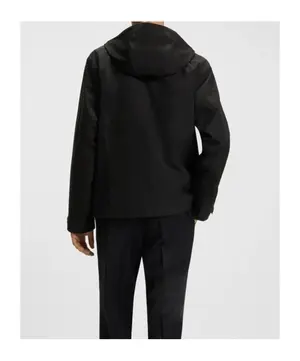 Hugo Boss Gore-tex Waterproof Windbreaker Jacket With Hood