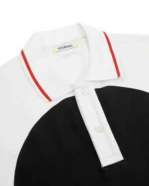 Iceberg Printed Pattern Polo Shirt - White