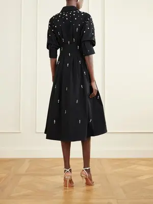 Simkhai Embellished Midi Shirt Dress