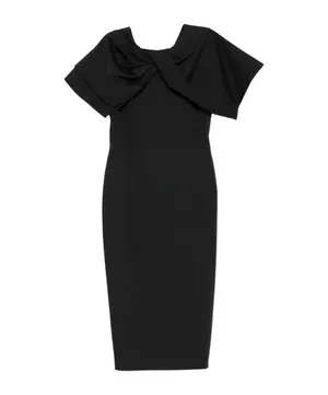Alberta Ferretti Round Neck Dress