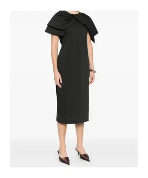Alberta Ferretti Round Neck Dress