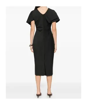 Alberta Ferretti Round Neck Dress