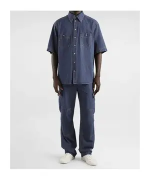 Dolce & Gabbana Dolce Gabbana Short-sleeved Denim Shirt