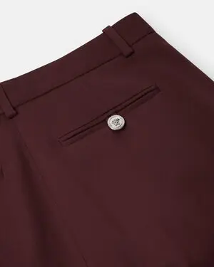Versace Embellishment Trousers - Brown