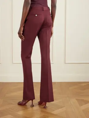 Versace Embellishment Trousers - Brown