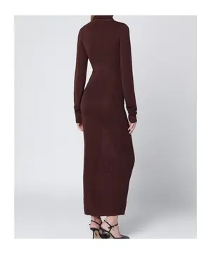 ENTIRE STUDIOS Long Sleeve Turtleneck Maxi Dress