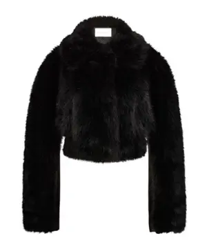 Nina Ricci Cropped Fur Jacket