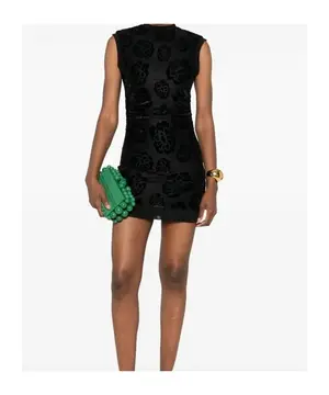 SIR. Vittoria Ruched Devoré-velvet Mini Dress