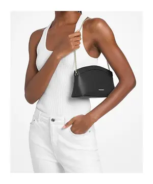 Michael Kors Athena Chain Shoulder Bag - Black