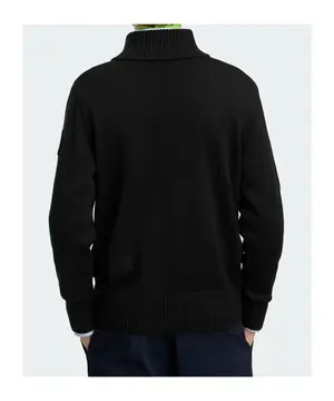 Canada Goose Rosseau 1/4 Zip Merino Wool Sweater - Black