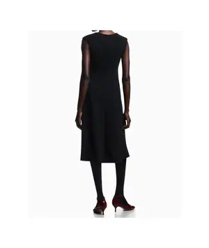 Emporio Armani V-neck Ribbed Dress
