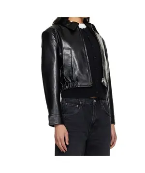 AGOLDE Nahla Cropped Jacket - Black