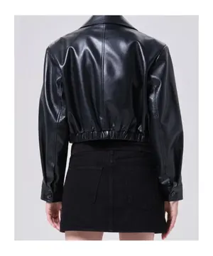 AGOLDE Nahla Cropped Jacket - Black