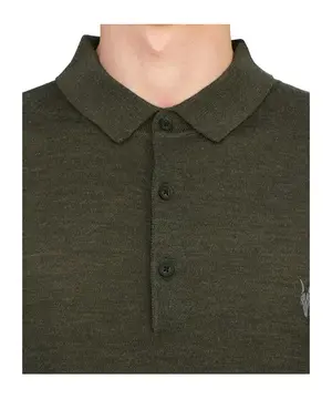 ALLSAINTS Long-sleeved Polo Shirt