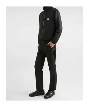 Dolce & Gabbana Logo Plaque Jogging Pants - Black