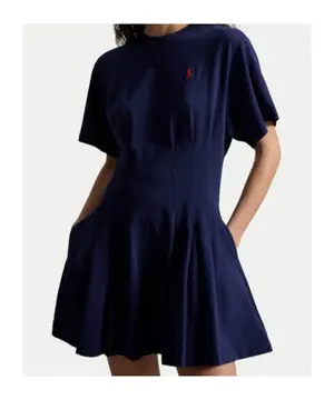 Polo Ralph Lauren Embroidered Logo T-shirt Dress
