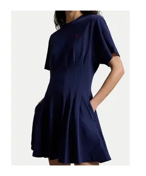 Polo Ralph Lauren Embroidered Logo T-shirt Dress