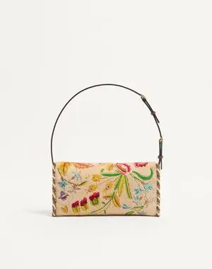 Valentino Garavani Embroidered Small Shoulder Bag - Multi-color
