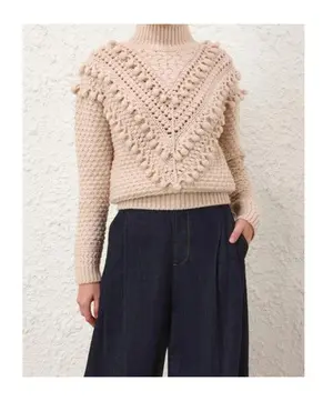 Zimmermann Hypnotic Bauble Sweater - Chalk