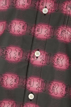 PURPLE BRAND Printed Leather Jacket