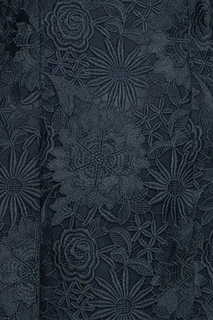 ROTATE BY BIRGER CHRISTENSEN Lace Embellished Mini Dress