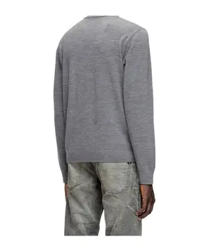 DIESEL® K-valiam Jumper With Cut-out Logo - Grey