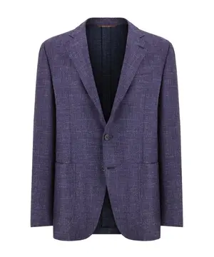 Canali Single-breasted Blazer - Blue