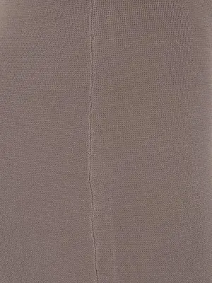 ENTIRE STUDIOS Ribbed-knit Midi Skirt - Gray