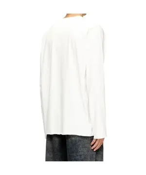 DIESEL® T-crahor-boxt-ls-t1 Long-sleeved T-shirt - White