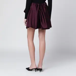 GANNI Irregular Skirt With Pleated Details