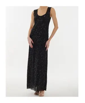 P.a.r.o.s.h Embellished Sleeveless Maxi Dress