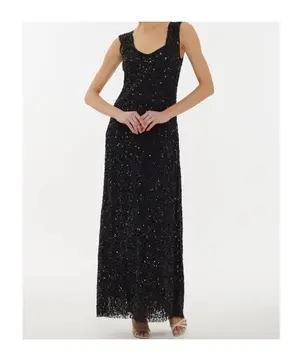 P.a.r.o.s.h Embellished Sleeveless Maxi Dress