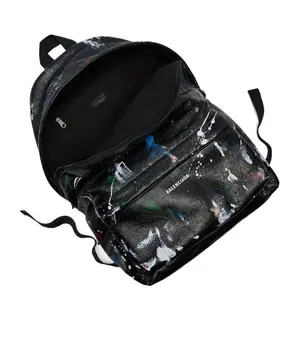 Balenciaga Explorer Paint Splatter Backpack