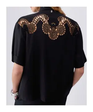 Liu Jo Embroidered Openwork Shirt
