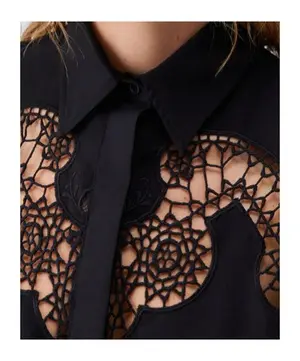 Liu Jo Embroidered Openwork Shirt