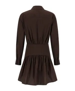 Staud Rocco Mini Dress - Brown